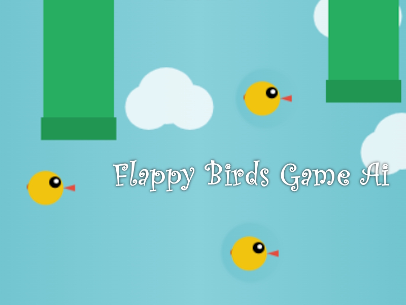 Flappy Birds Game Ai 🕹️ SGameS에서 온라인으로 플레이