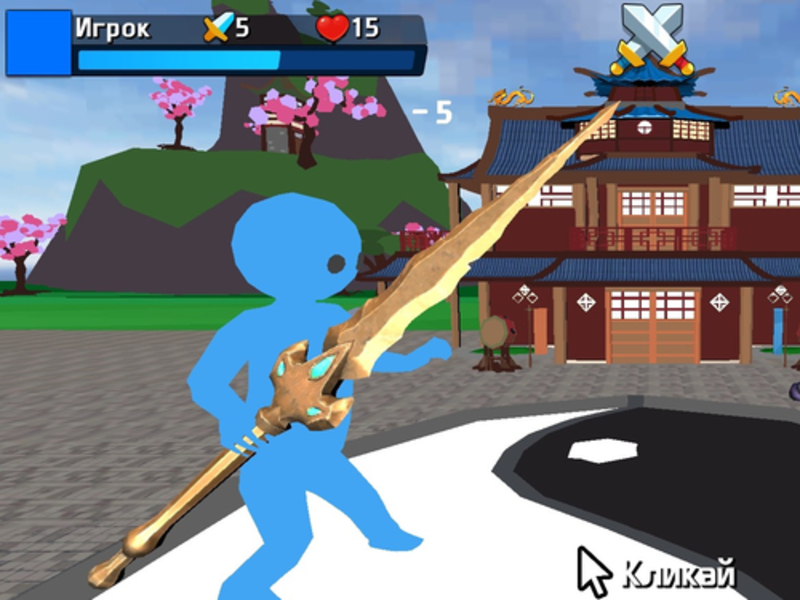 Obby Stickman On Swords 🕹️ SGameS에서 온라인으로 플레이