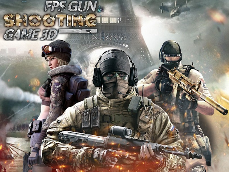FPS Shooting Game: 3D Gun Game 🕹️ SGameS에서 온라인으로 플레이