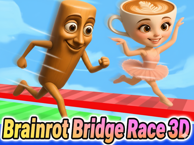 Brainrot Bridge Race 3D 🕹️ SGameS에서 온라인으로 플레이