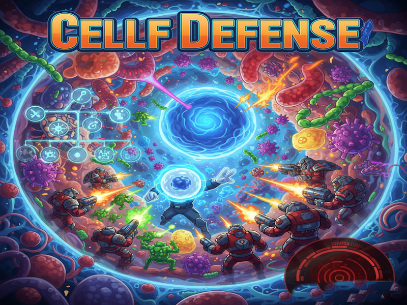 Cellf Defense 🕹️ SGameS에서 온라인으로 플레이