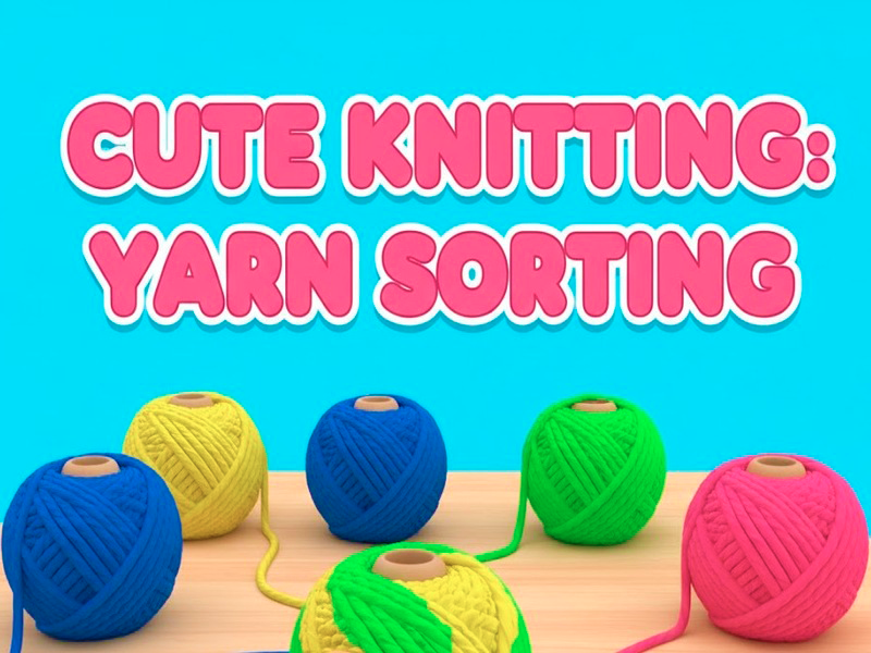 Cute Knitting: Yarn Sorting 🕹️ SGameS에서 온라인으로 플레이