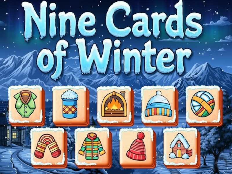 Nine Cards Of Winter 🕹️ SGameS에서 온라인으로 플레이