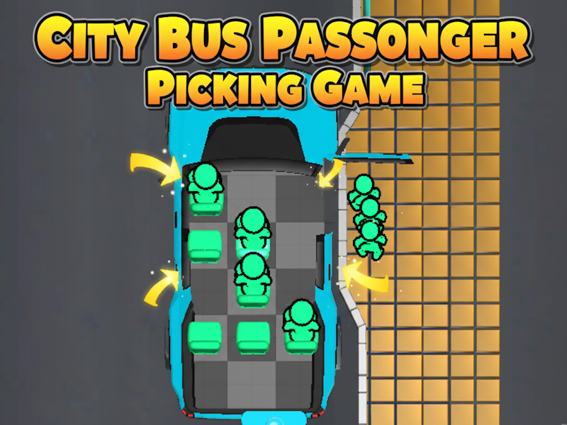 City Bus Passenger Picking Game 🕹️ SGameS에서 온라인으로 플레이