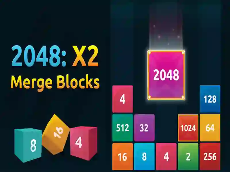 2048 X2 Merge Blocks 🕹️ SGameS에서 온라인으로 플레이