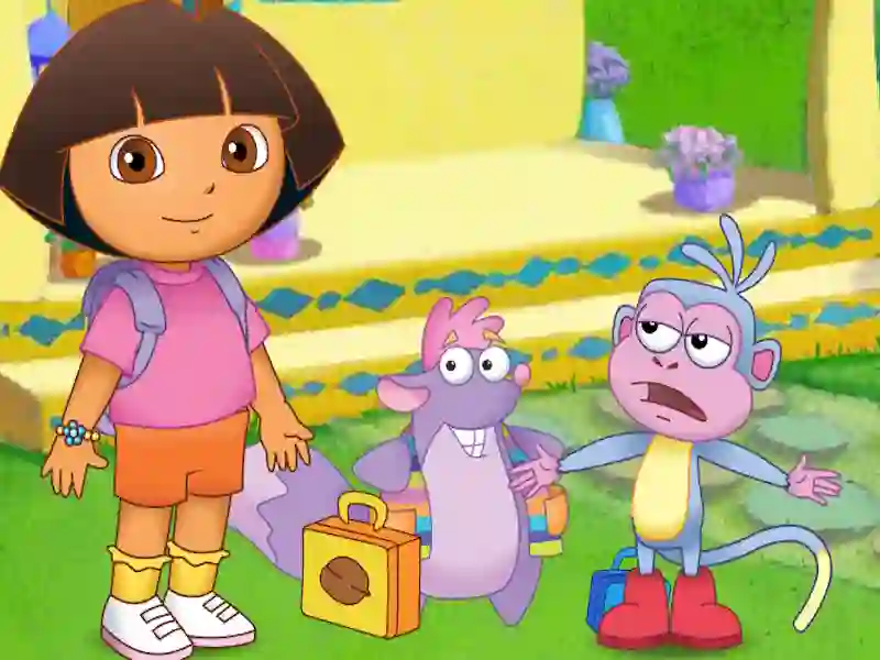 Dora The explorer Dora's First Day at School 🕹️ SGameS에서 온라인으로 플레이